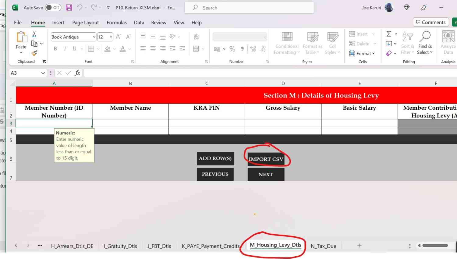 How To File Returns For Housing Levy